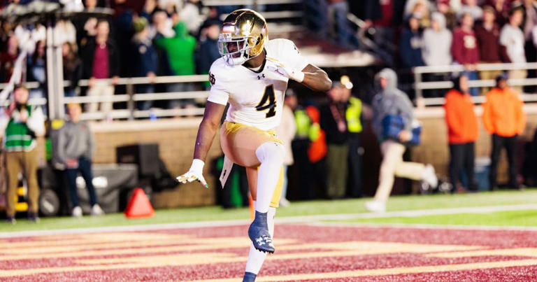 Notre Dame RB Jeremiyah Love named finalist for Heisman Trophy