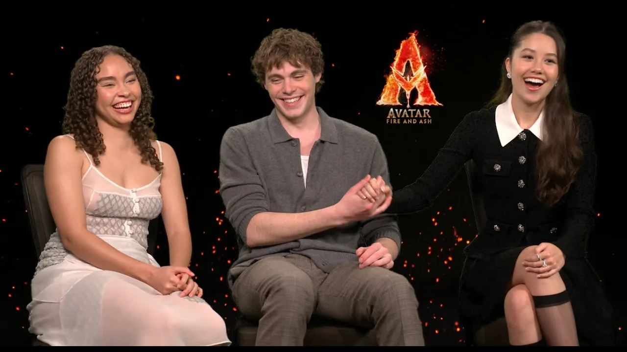 Bailey Bass, Jack Champion & Trinity Bliss talk 'Avatar: Fire & Ash ...