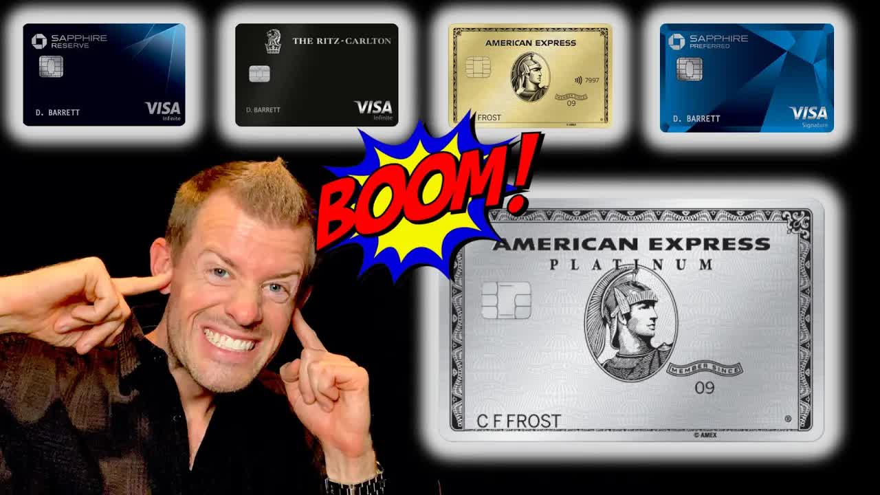Metal credit card drop test and weight! (4 types of metal credit cards)
