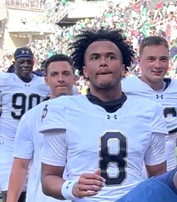 Notre Dame football transfer portal tracker: End Josh Burnham exits