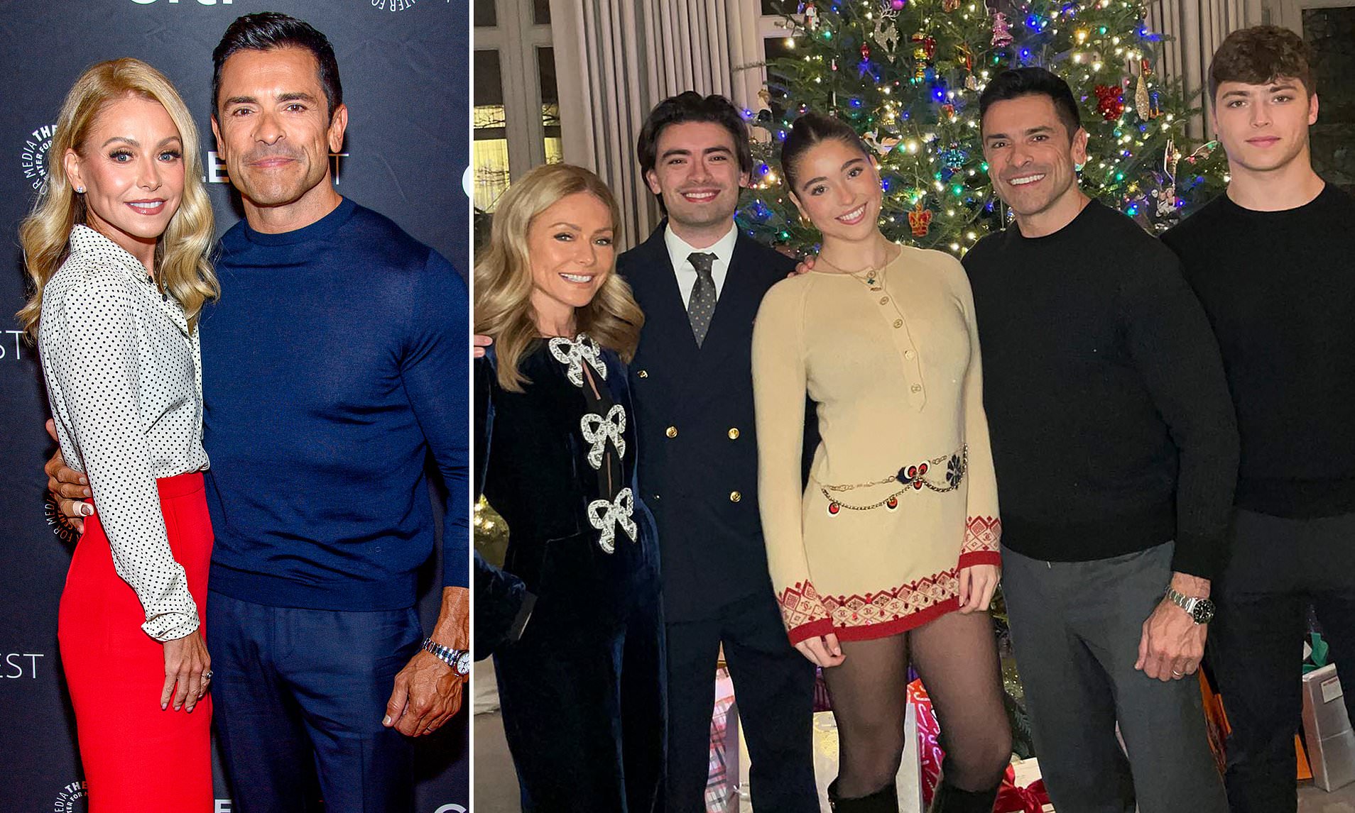 Kelly Ripa and Mark Consuelos cut kids out of Christmas card