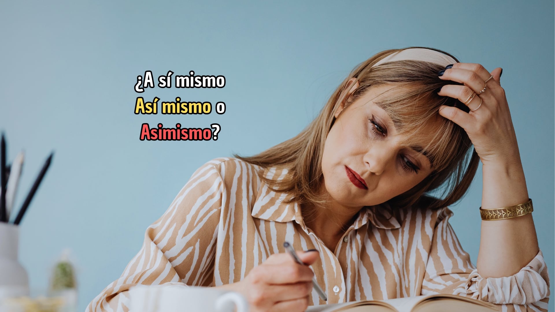 A sí mismo”, “así mismo” o “asimismo”? La RAE explicó cuál es la forma ...