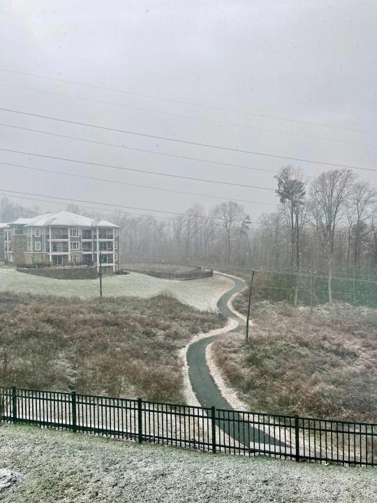Photos: Second snowfall of the season in central Virginia
