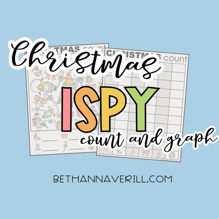 Christmas count and graph printable