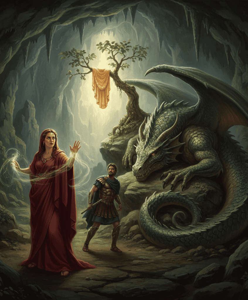 The Greek witch Medea who could bend time with her blood-magic