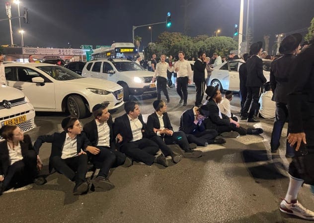 Haredi teenager suffers head injury in hit-and-run at Bnei Brak protest ...