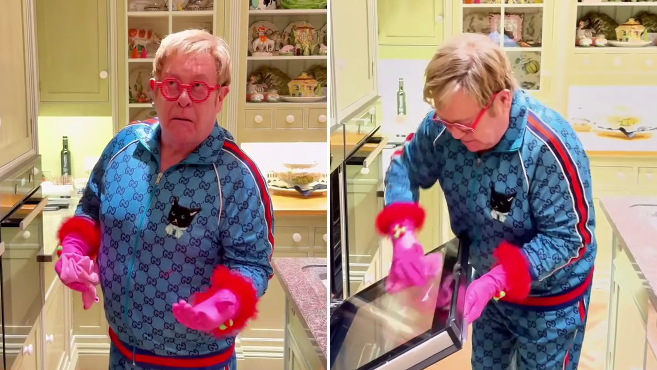 Elton John responds to fan's criticism of kitchen