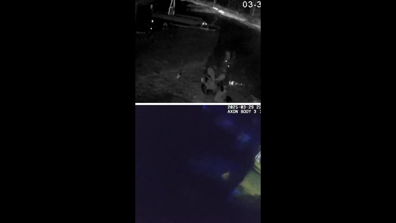 Body cam and security video of Accomack deputies with Buckner