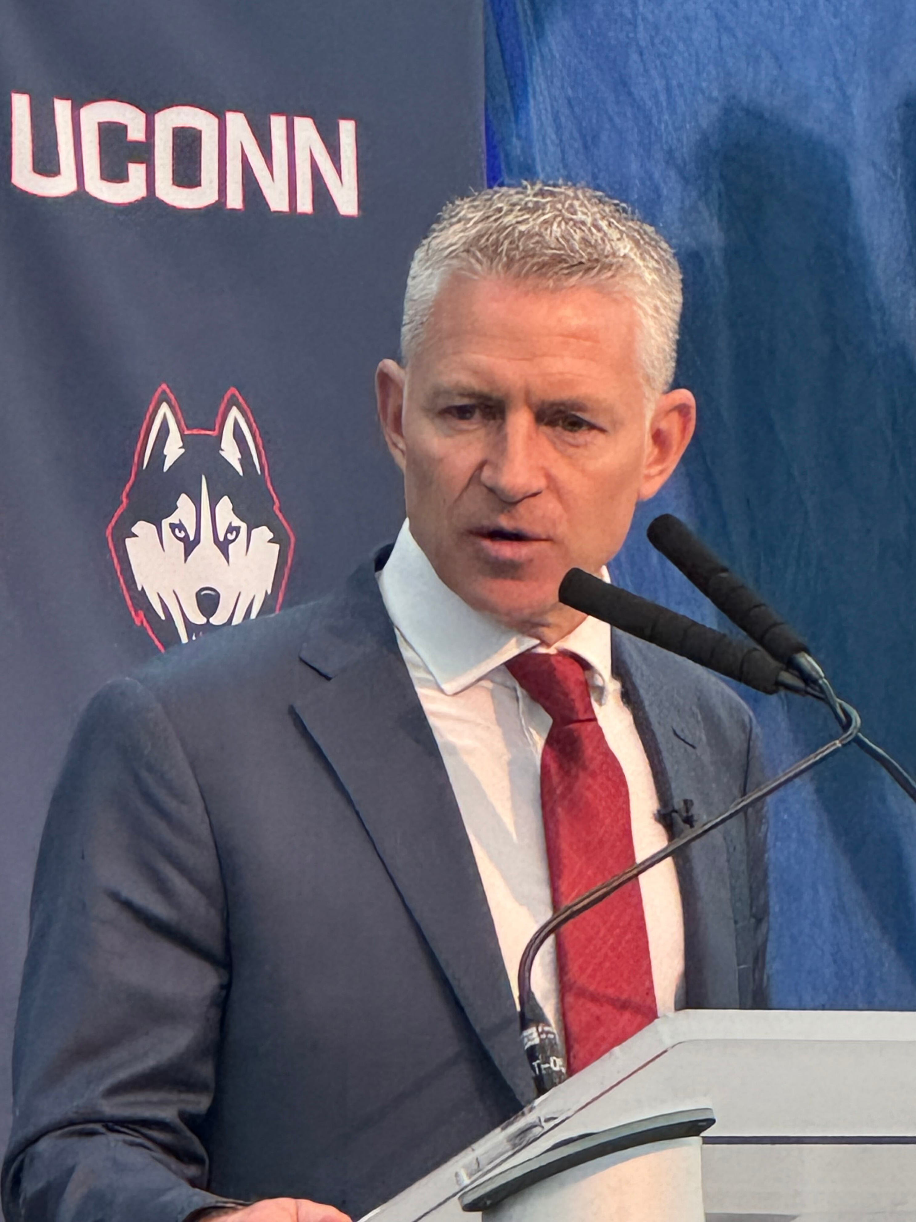 UConn welcomes new football head coach Jason Candle