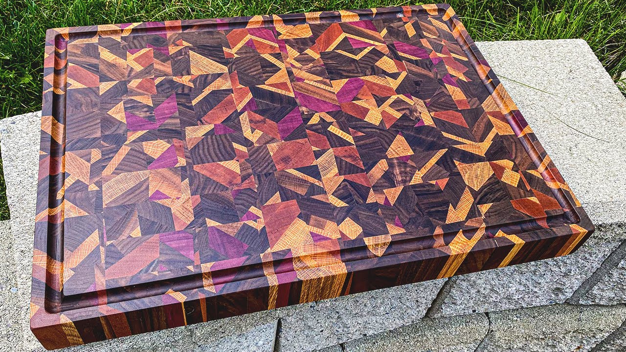 Building unique end grain cutting boards