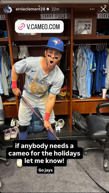 Blue Jays' Ernie Clement announces off-field update amid MLB offseason
