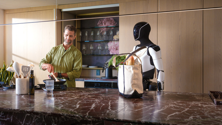 Tesla robot teleoperator crashes out in hilarious fashion