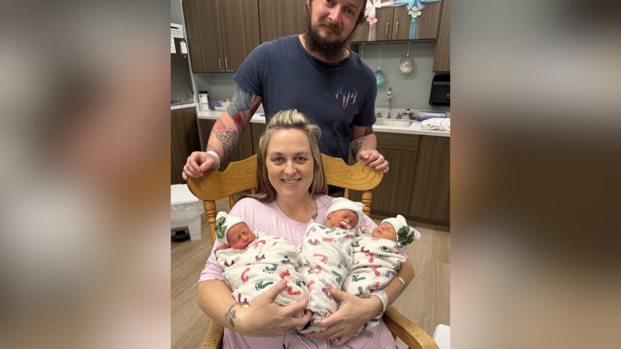 First set of triplets born at Cullman Regional