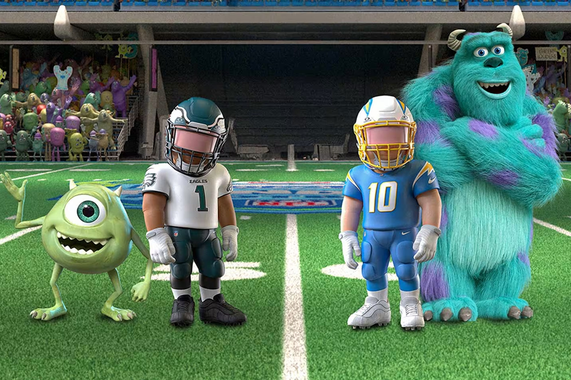 How to watch 'Monsters, Inc.' Funday Football game between Eagles and ...