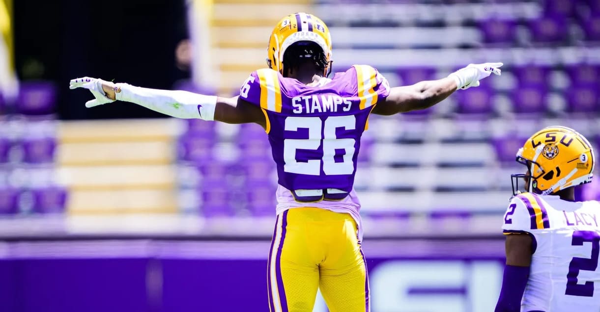 LSU CB Ashton Stamps plans to enter NCAA transfer portal