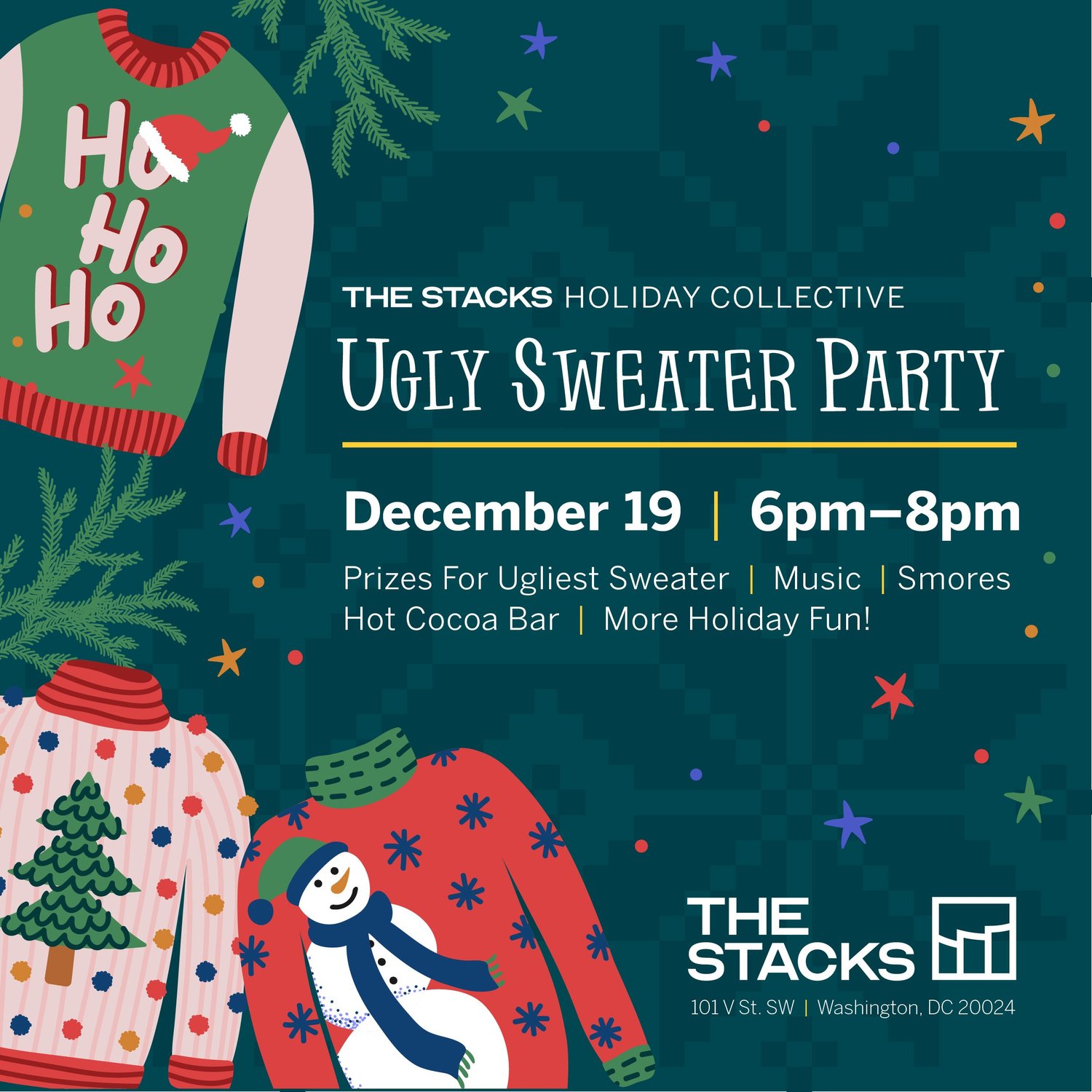 The Stack's ugly sweater party, DC