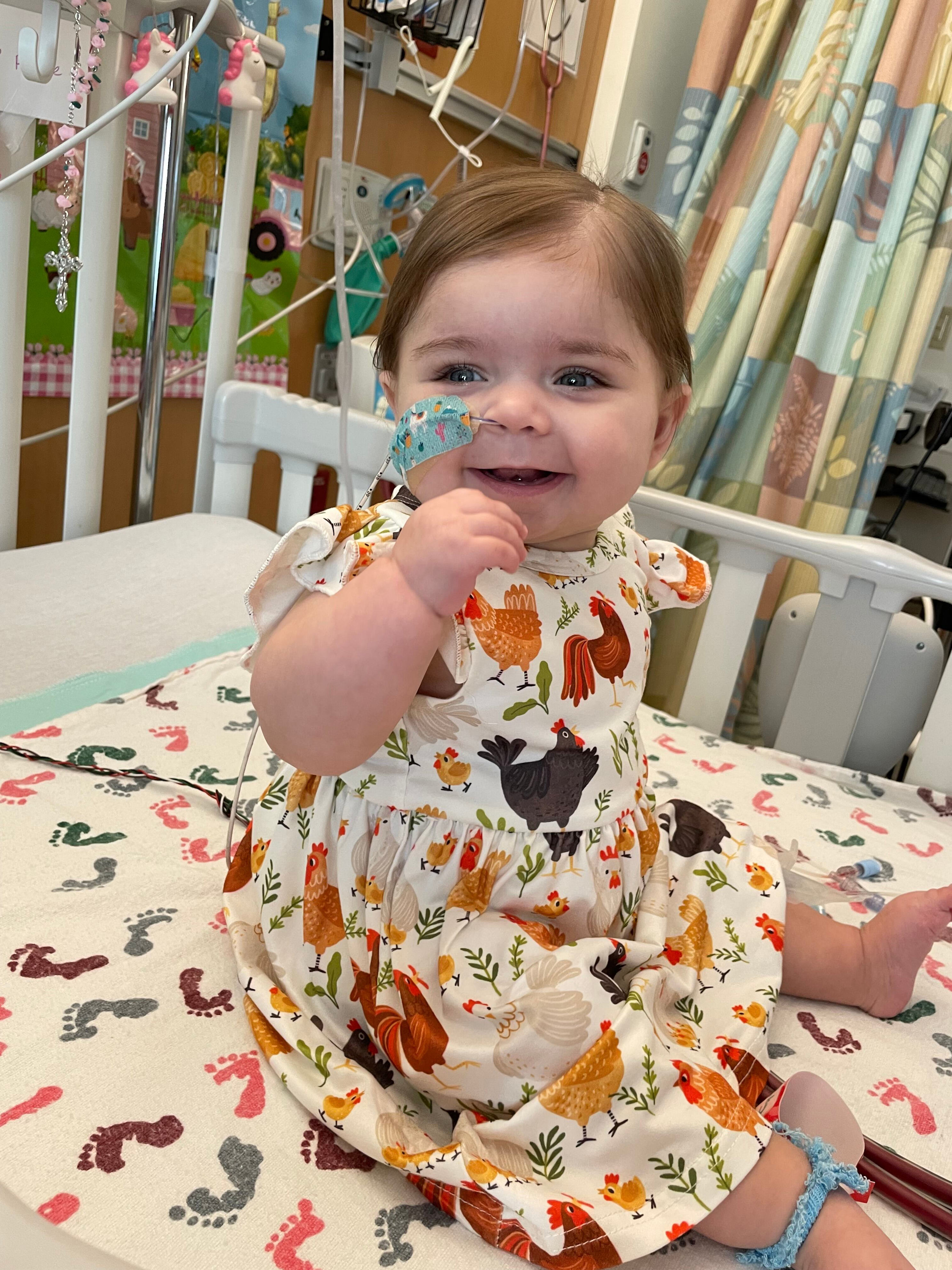 Fulton baby home for holidays after life-saving heart transplant