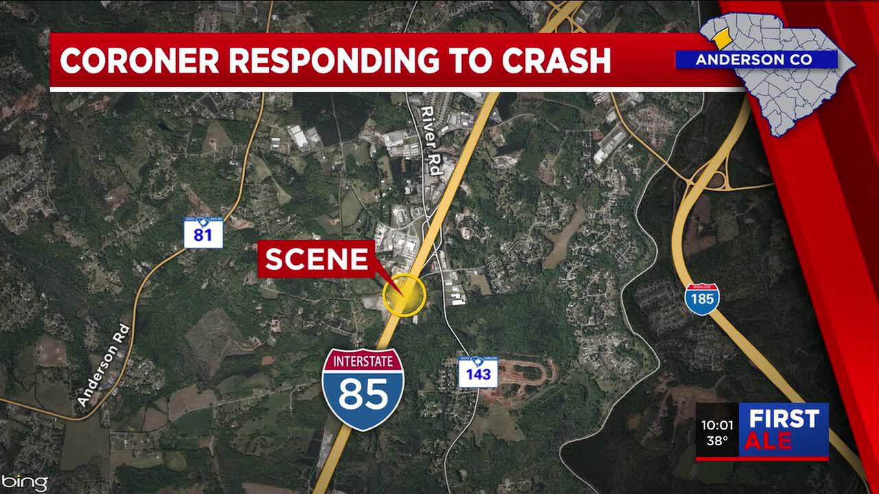 Coroner identifies victim of deadly I-85 crash in Anderson County