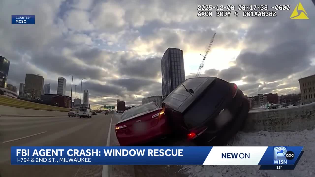 FBI agent crash: window rescue