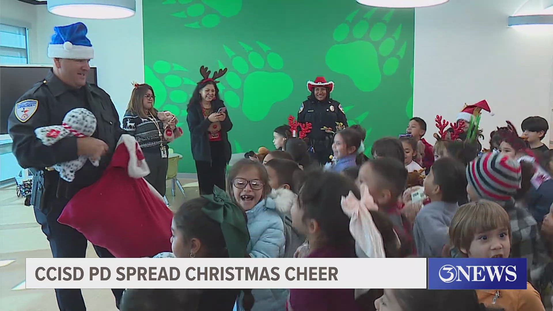 CCISD PD spread Christmas cheer