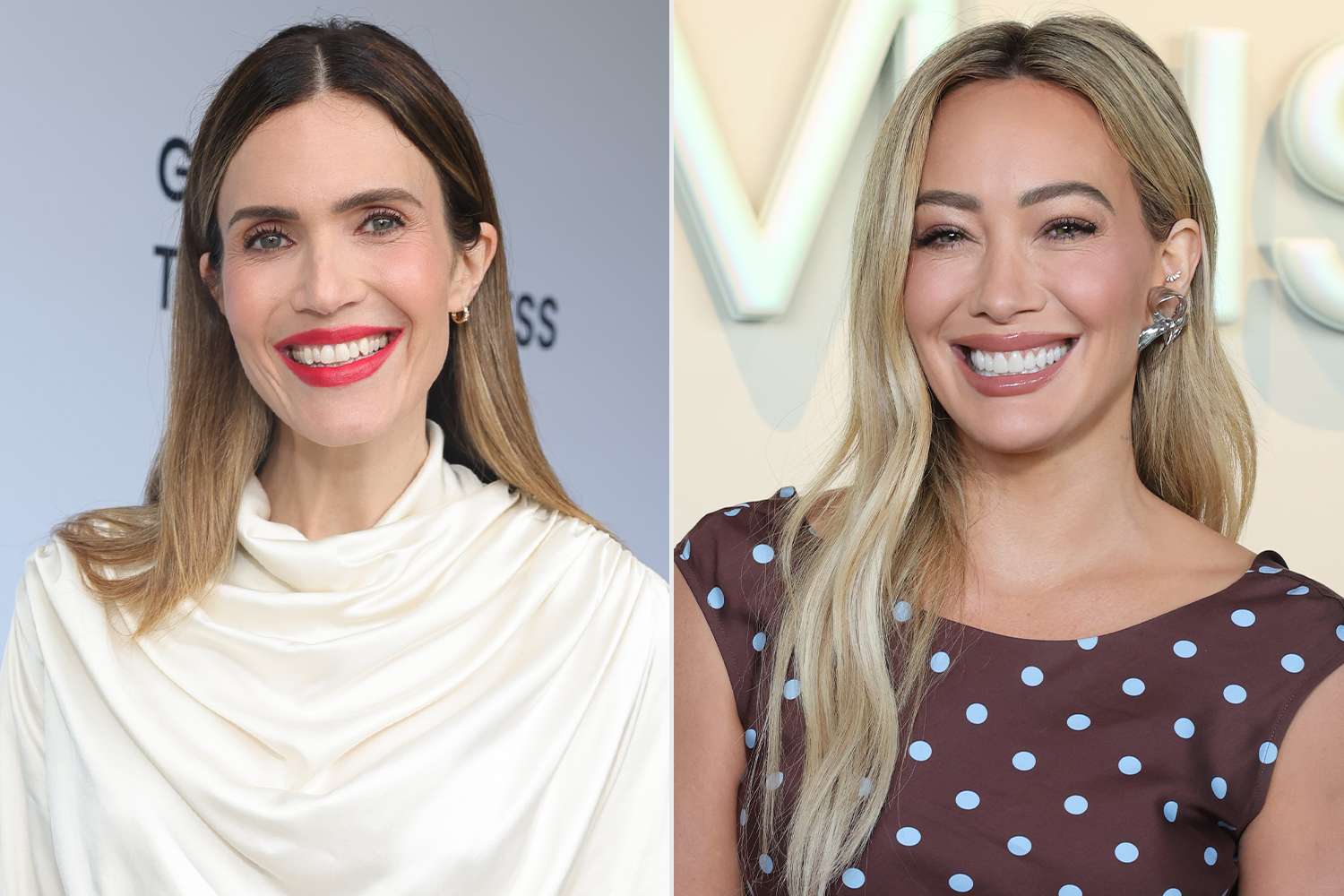 Mandy Moore and Hilary Duff celebrate holiday season together with ...