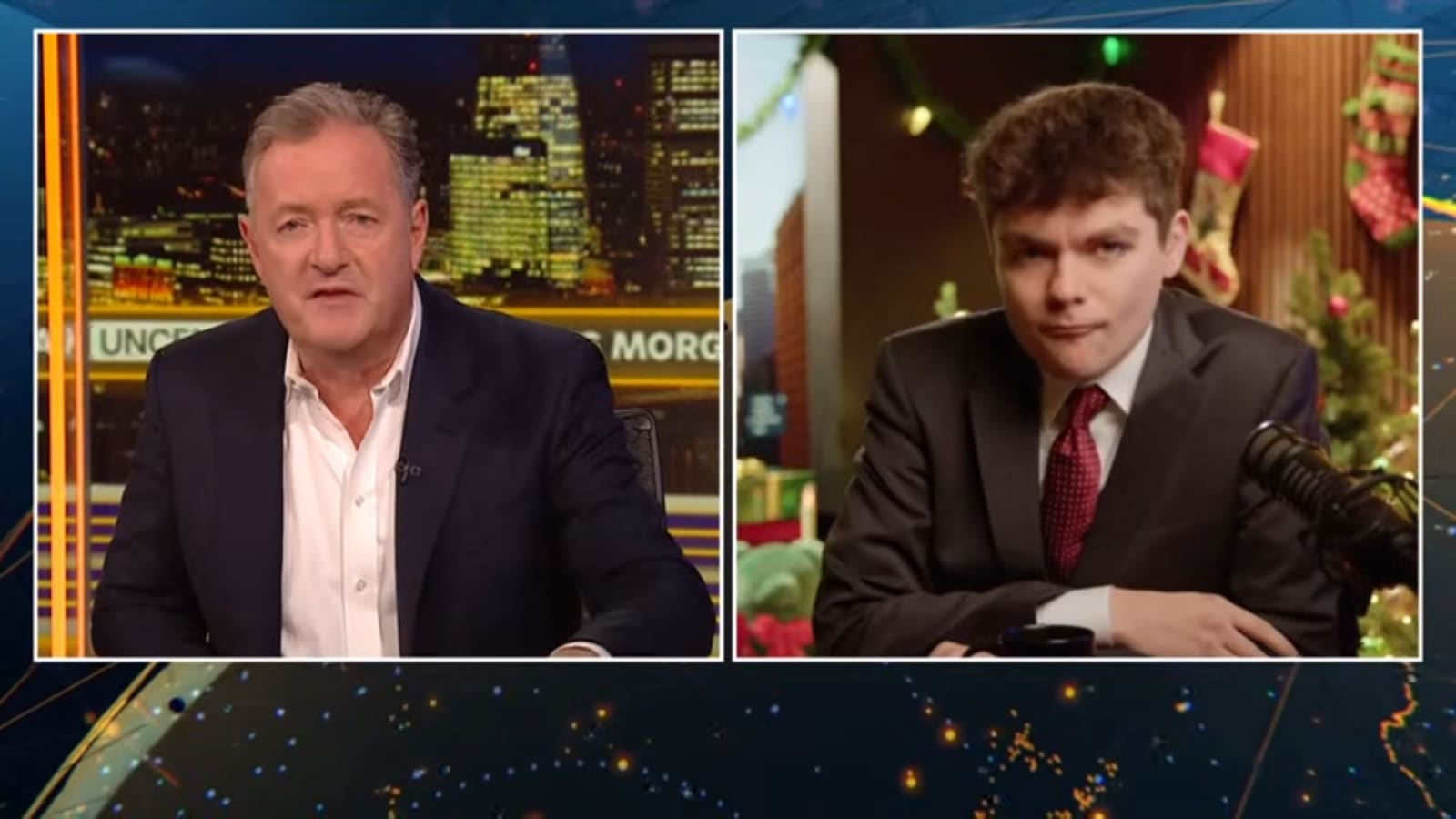 Piers Morgan lambasts neo-Nazi podcaster Nick Fuentes in heated interview