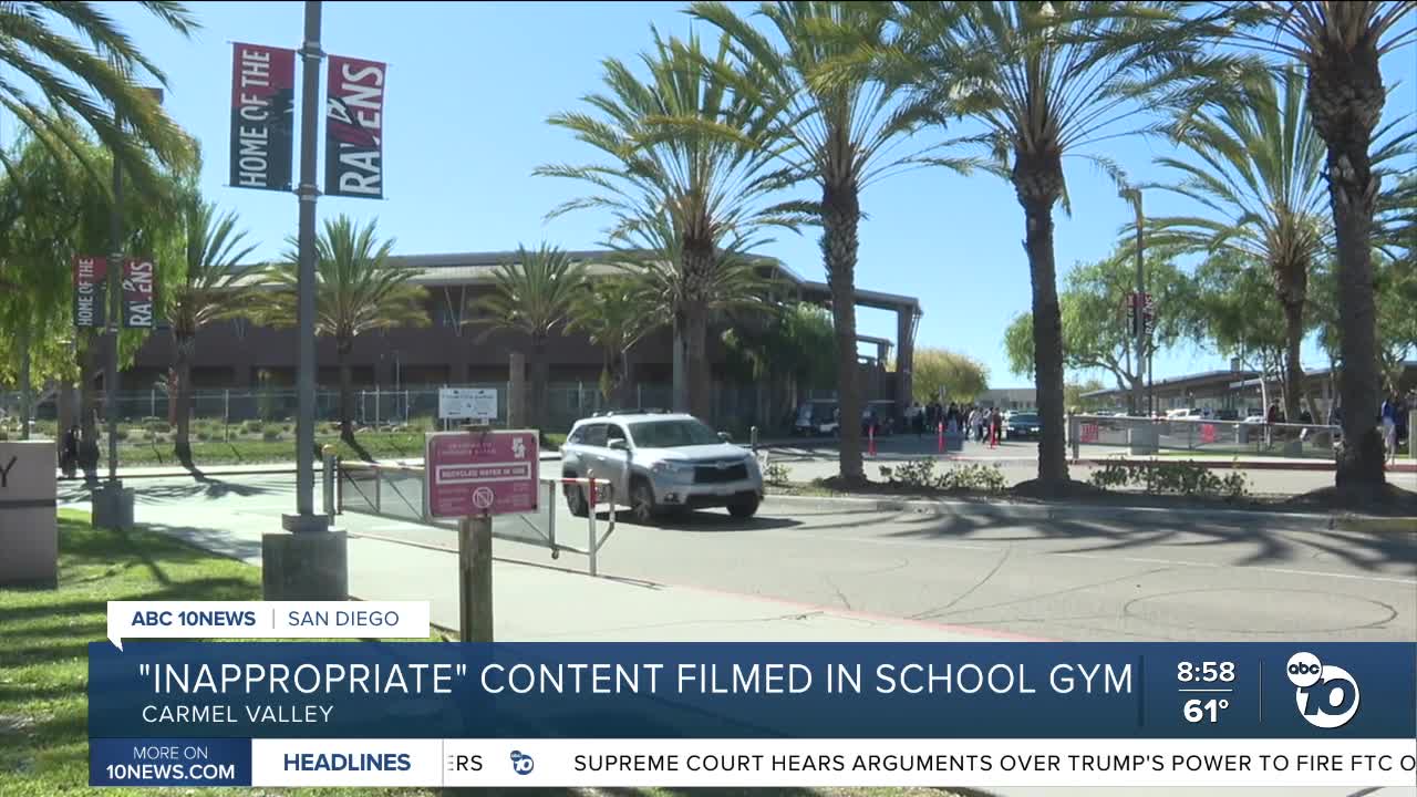 Twitch streamer films 'inappropriate' content in high school gym