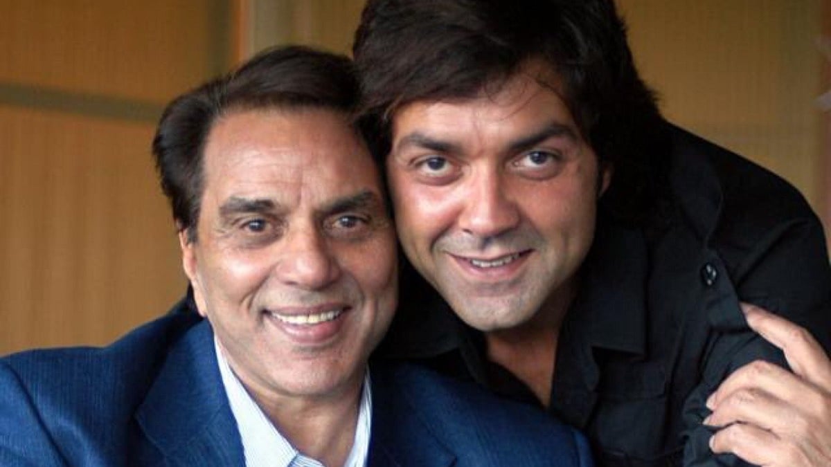 Bobby Deol posts unseen pic with Dharmendra on late actor’s birthday