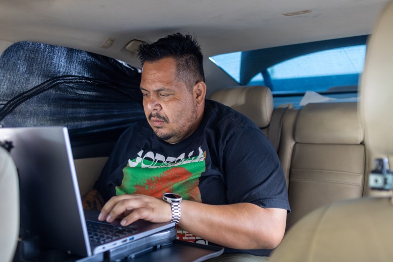 A new 'solution' to student homelessness: A parking lot where students ...