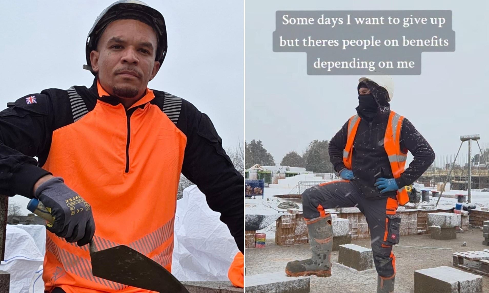 The bricklayer who went viral by taking aim at Labour's 'Benefits Budget'