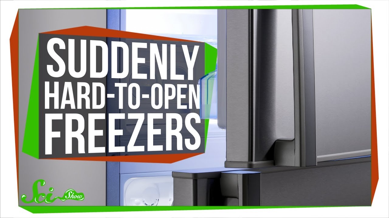 Why is the freezer harder to open the second time?