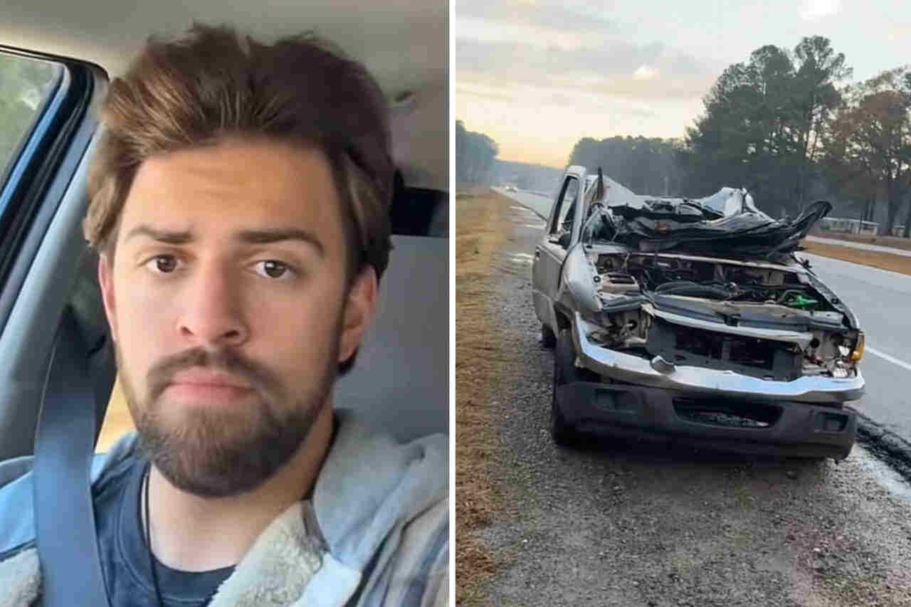 Mand stopper sin lastbil på vejsiden og bliver målløs, da han finder ...