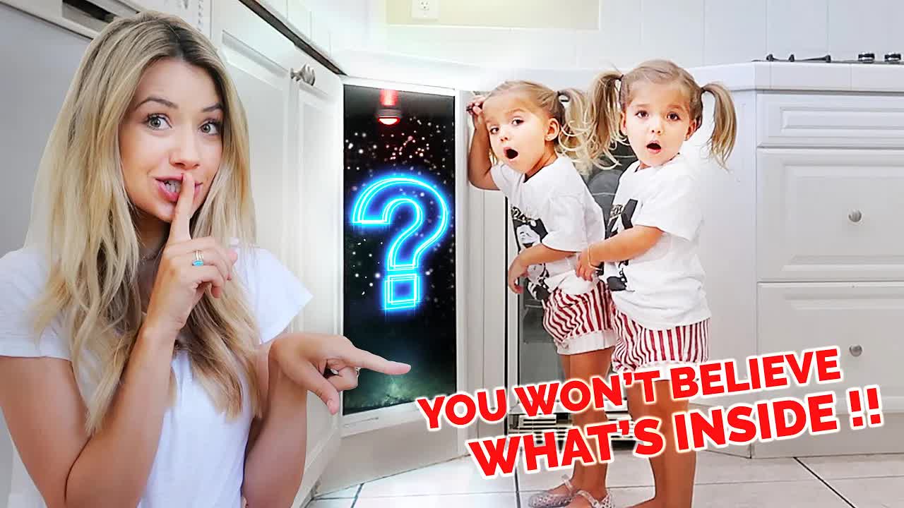 Twins discover hidden room we built! *Cutest reaction*