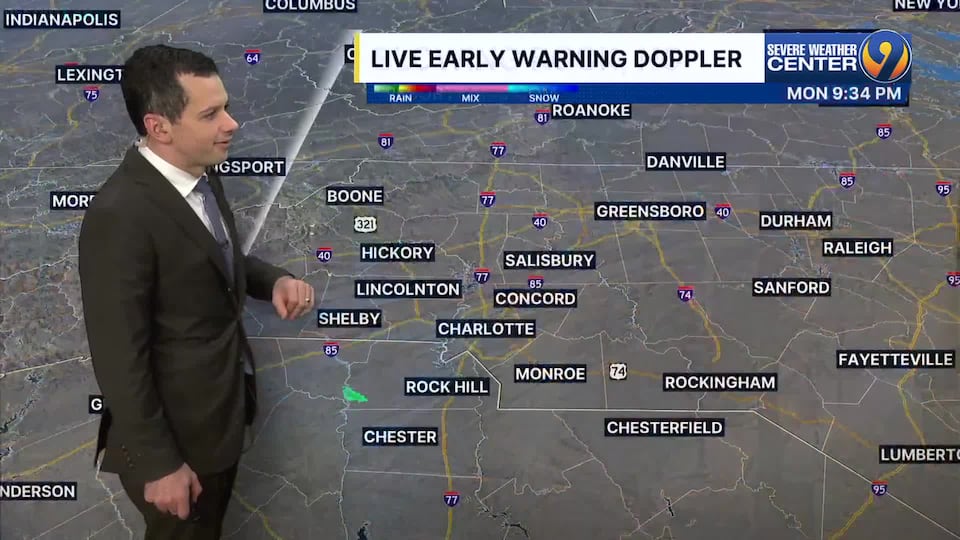 Monday night's forecast with meteorologist Joe Puma
