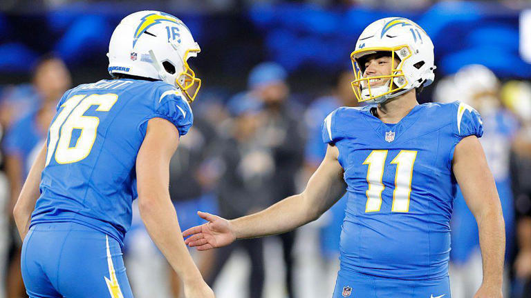 Dicker leads Chargers to overtime win against Eagles