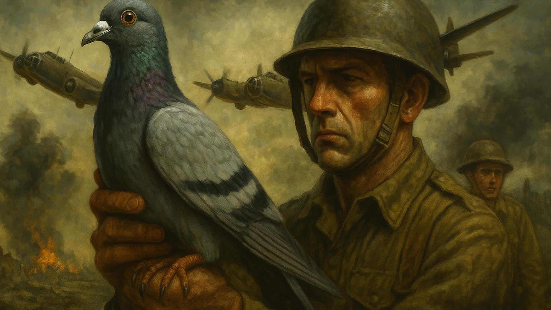 De duif die een dodelijke luchtaanval in de Tweede Wereldoorlog stopte