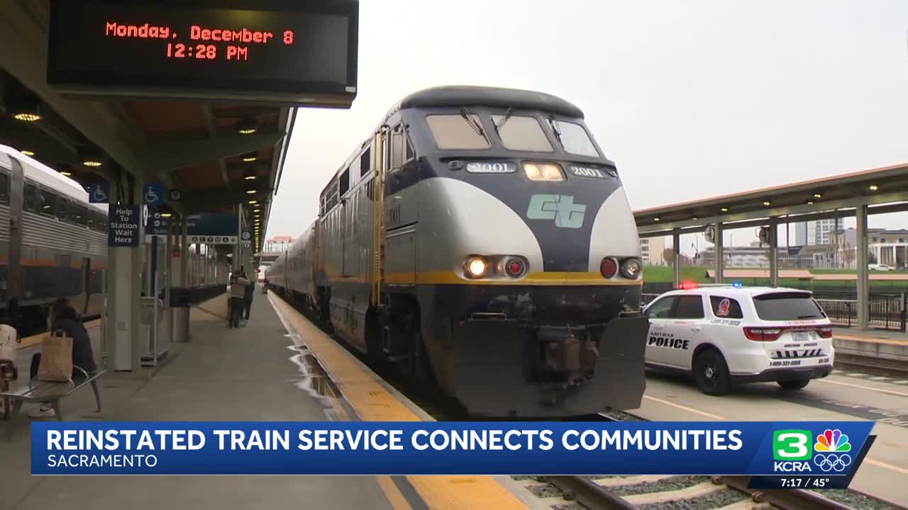 Sacramento welcomes return of Gold Runner train service