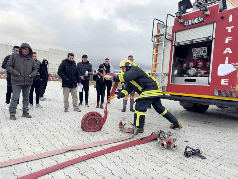 Kütahya OSB’de itfaiye birimi için personel alımında uygulamalı etap ...
