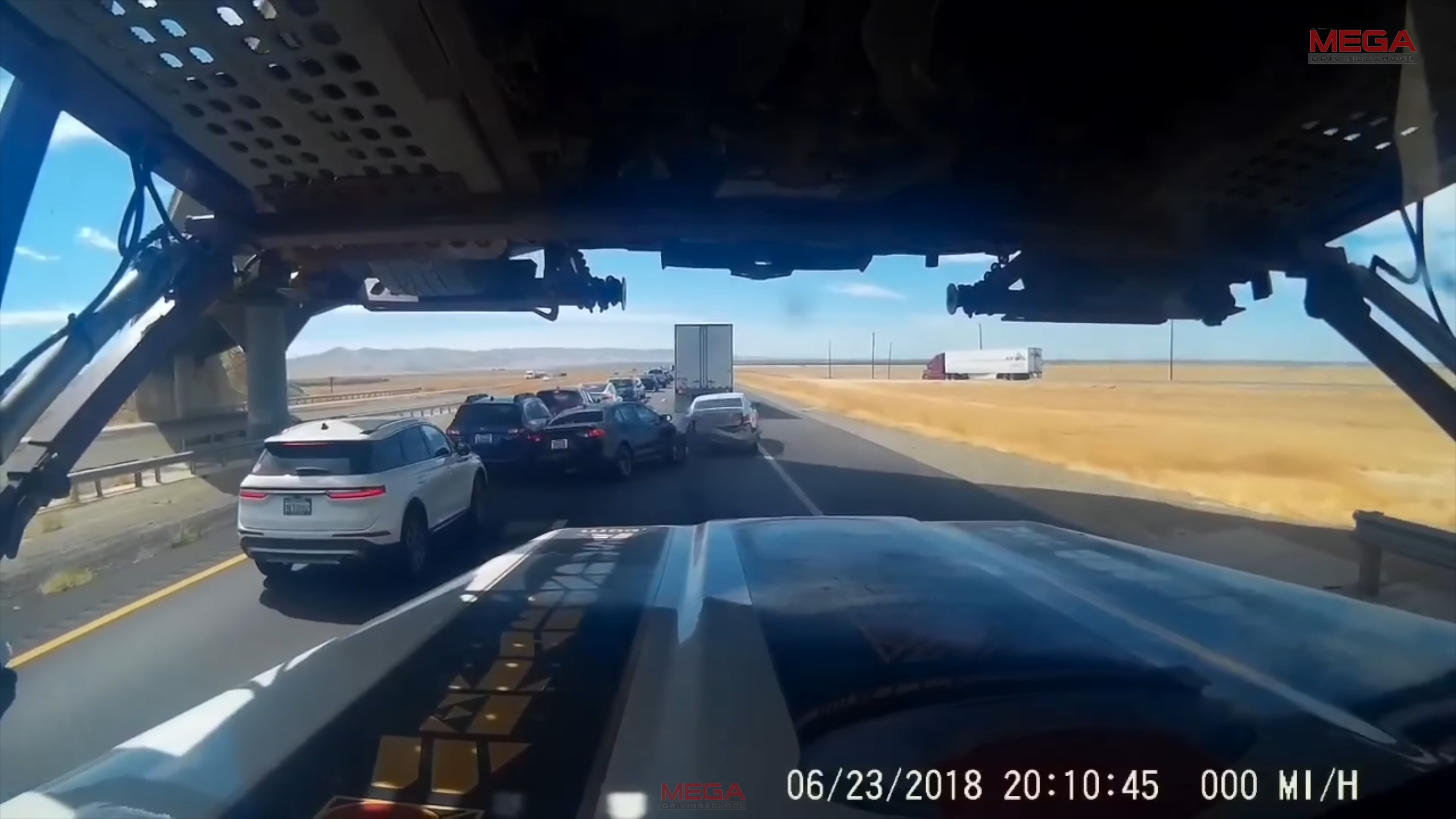 Crazy speed leaves car unable to brake before hitting another vehicle