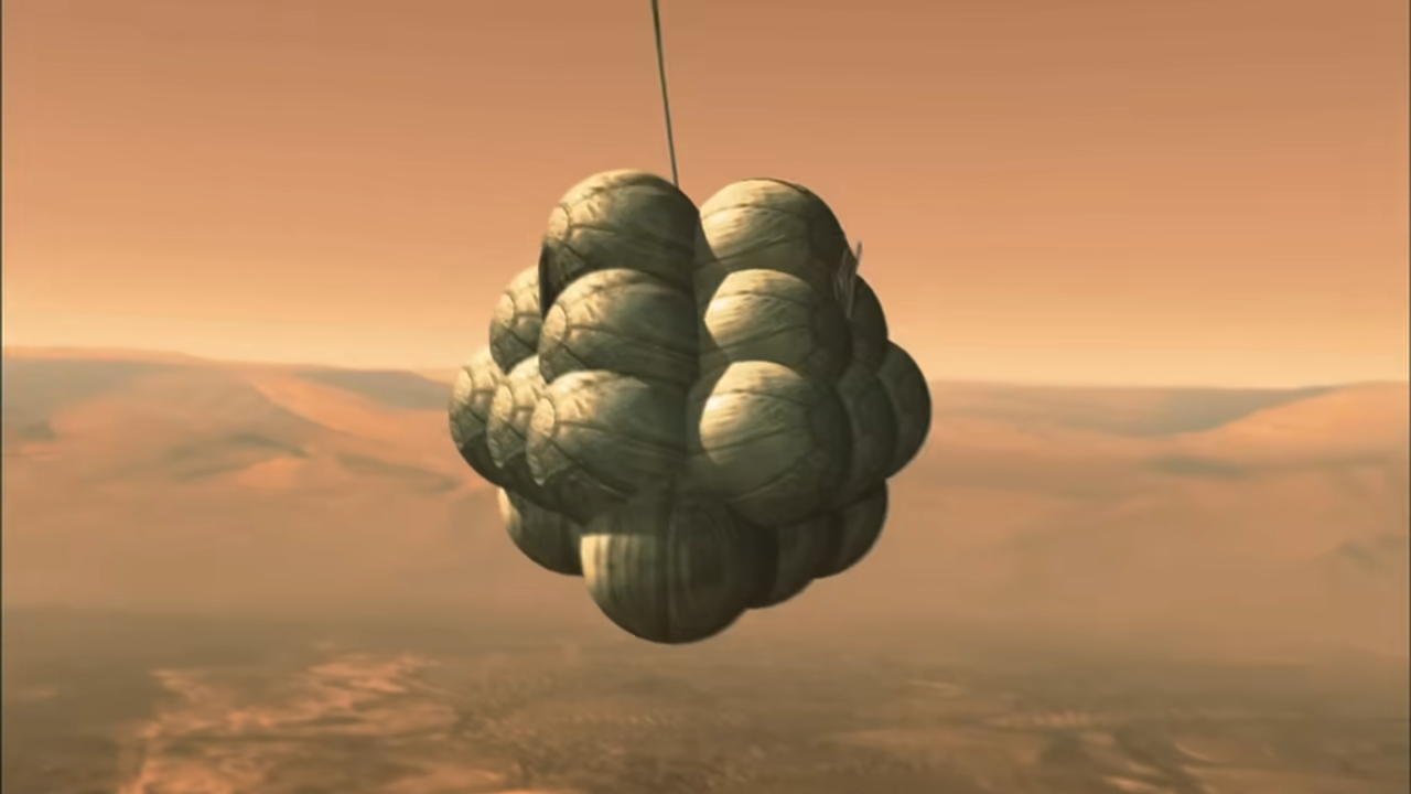 How NASA landed on Mars using giant inflatable balls