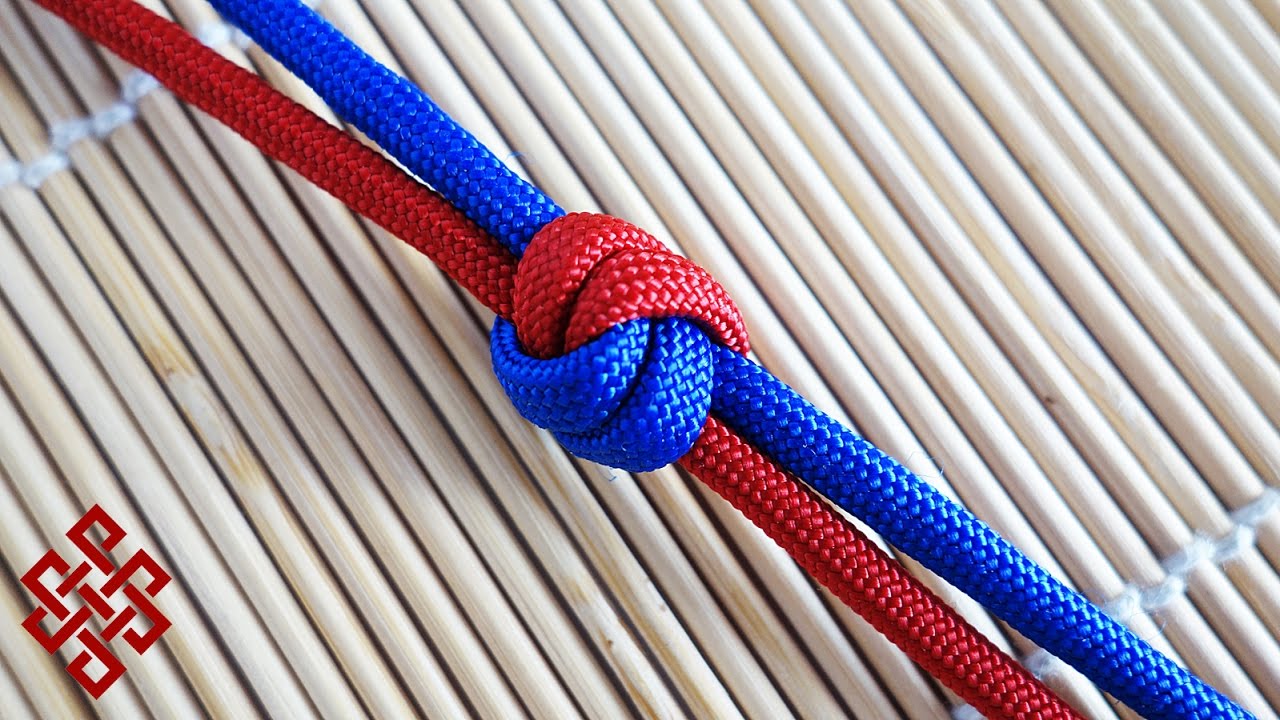 Double snake knot / wall knot: How to tie it