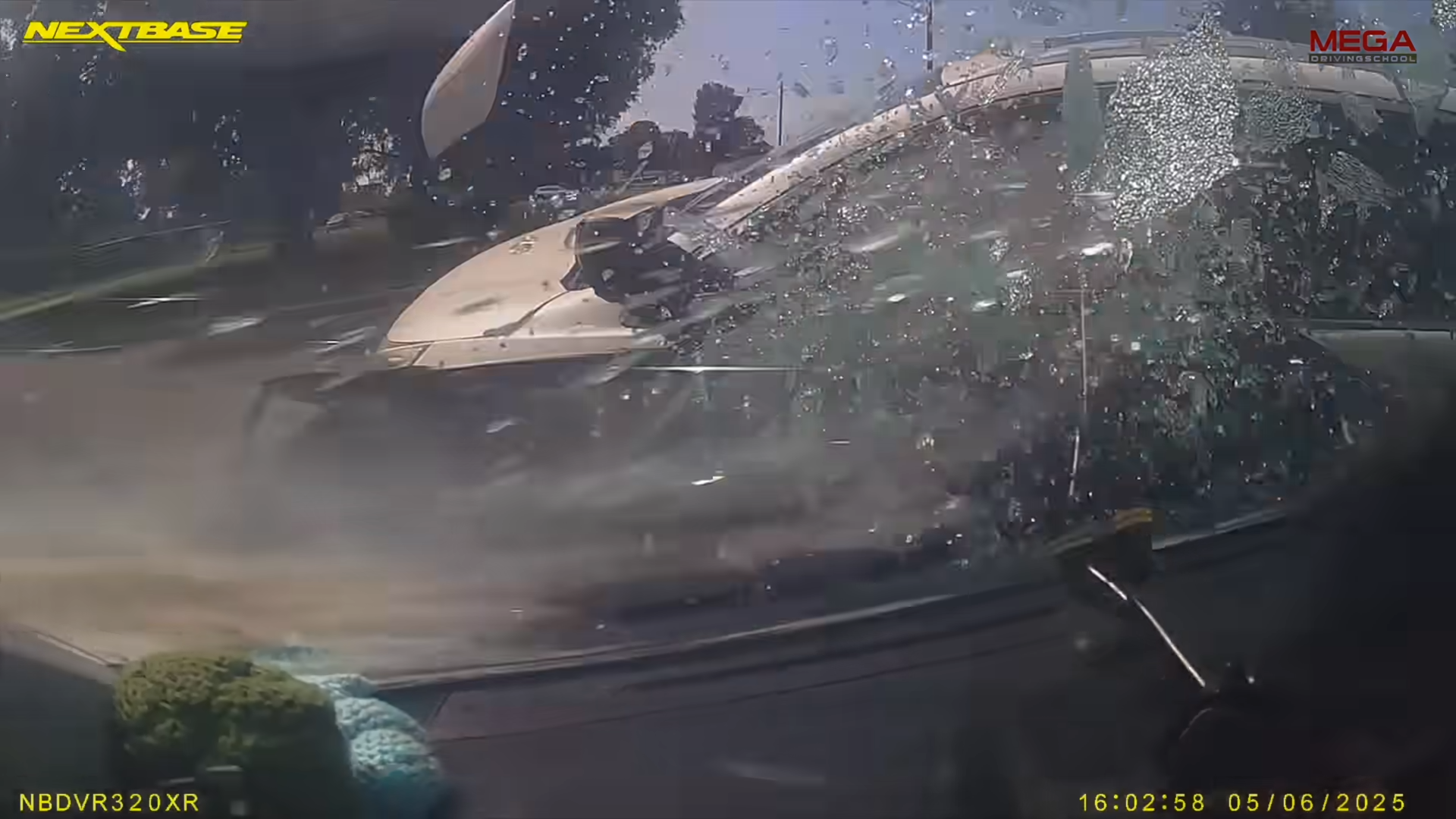Deadly serious car crash reveals the brutal force of impact