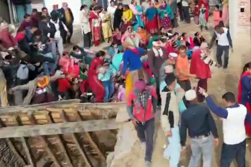 Wedding horror as venue roof collapses on guests leaving 40 in hospital