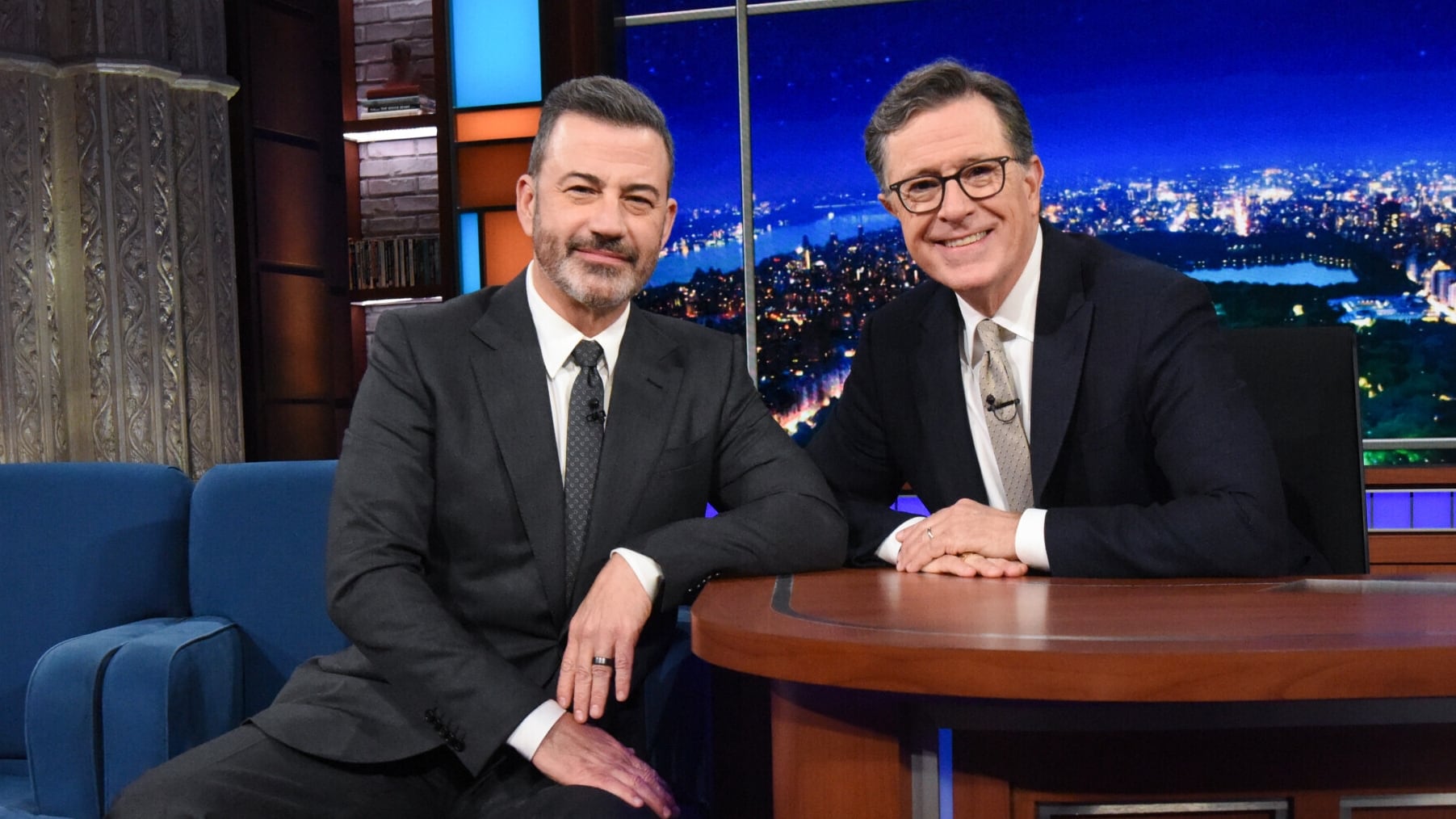 Colbert mocks Trump, 79, for confusing him with Jimmy Kimmel