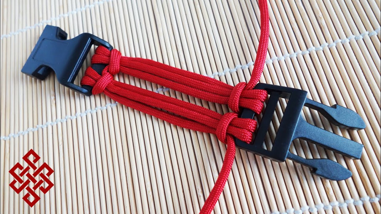 6-strand double cow’s hitch buckle core: complete tutorial