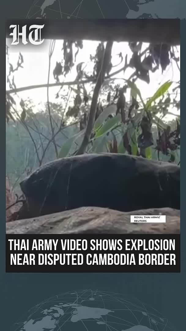 Thai army releases video showing powerful explosion near disputed ...