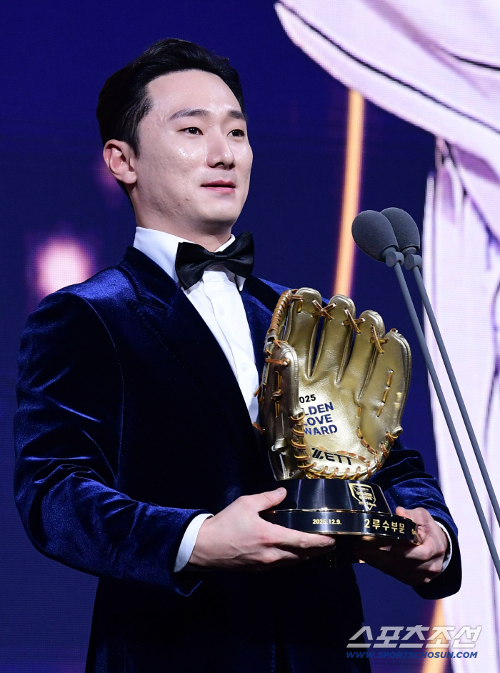 LG Shin Min-jae won the first GG award in his proud life