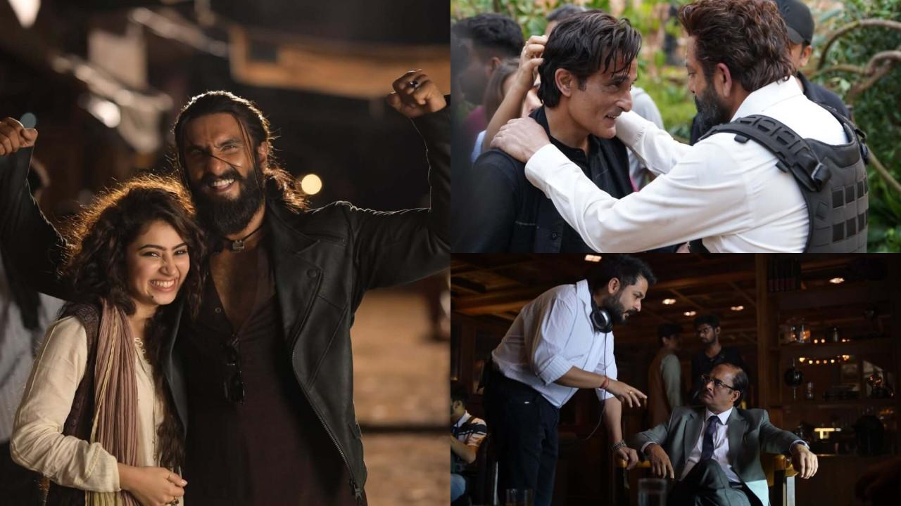 Dhurandhar BTS moments featuring Ranveer Singh, Sara Arjun, Akshaye ...