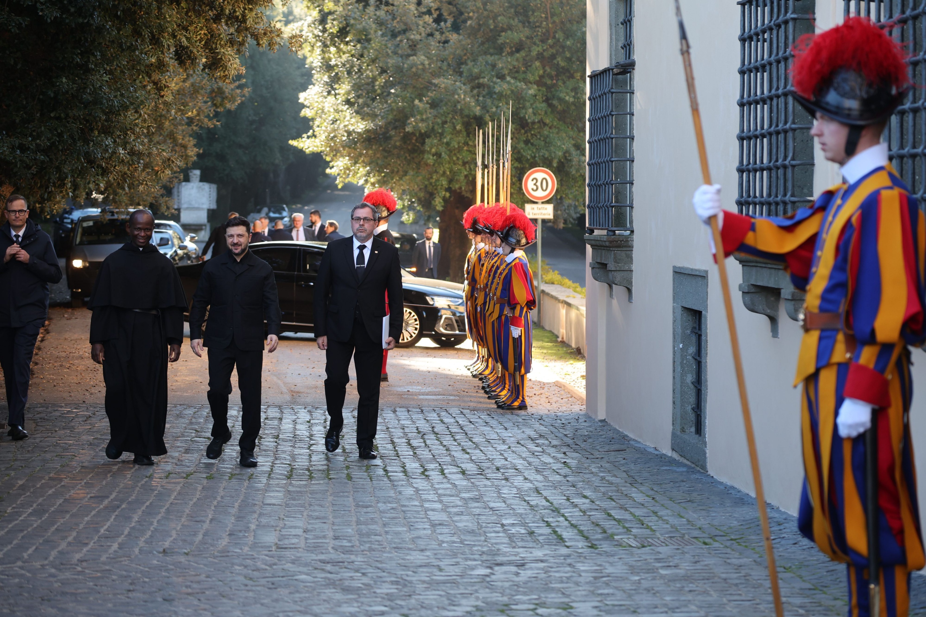Zelensky meets Pope Leo at Castel Gandolfo