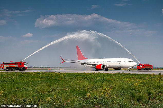 The bizarre reason why planes get sprayed by water before taking off